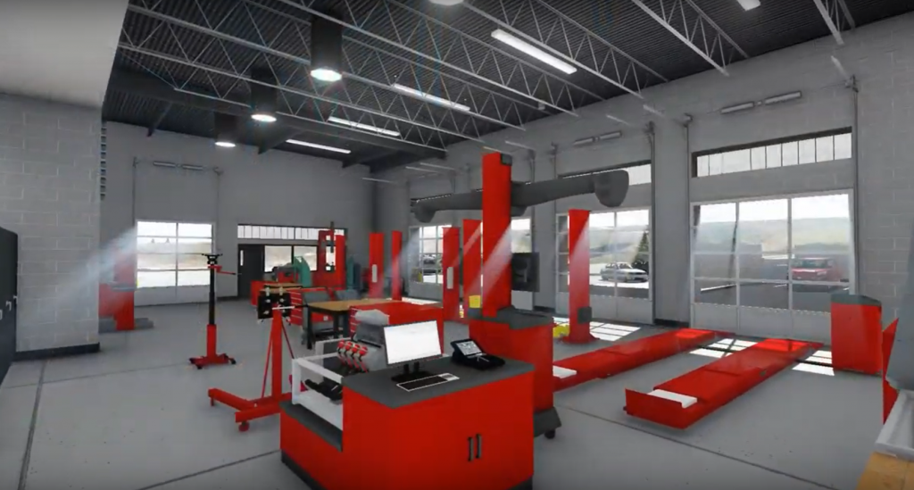 Liberty HS- Auto Shop Render | Eidos Architects